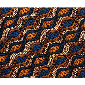 African Fabric 6 Yard Ankara Fabric Tribal Print Fabric for Party Dress A05