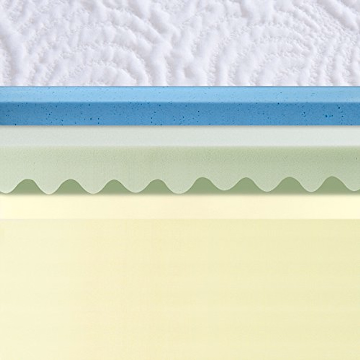 PrimaSleep 10 Inch Multi-Layered Memory Foam Mattress, Brown, Full Size