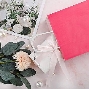 Moretoes 56pcs Small Gift Bags, Colors Gift Wrap Bags, Kraft Paper Party Favor Bags with Handles for Kids Birthday, Wedding and Celebrations