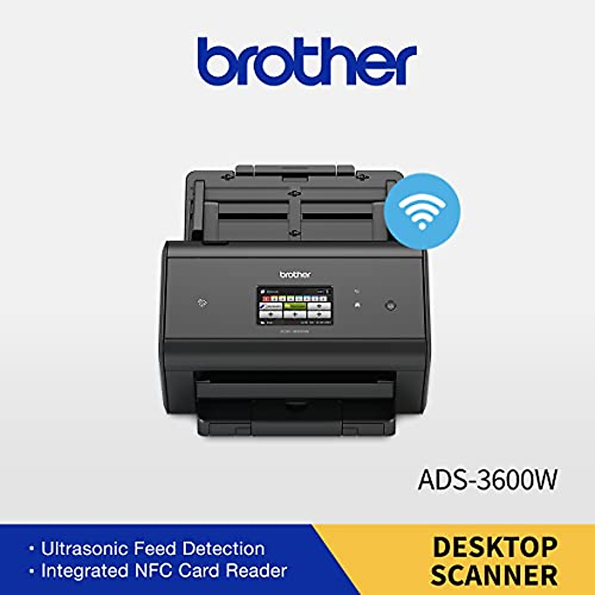 Brother ImageCenter Sheetfed Scanner - 600 dpi Optical ADS-3600W,Black
