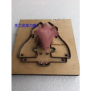 Elephant cow bear wolf hippo abstract animal knife - (Color: Elephant)