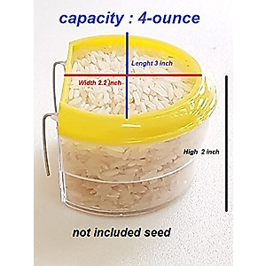 Fast Life Plastic Bird Water Cups Feeder