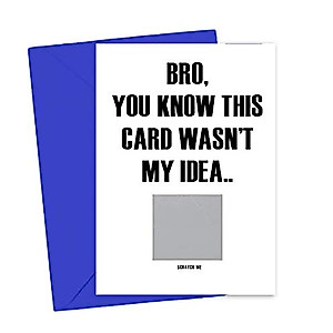 Funny Will You Be My Best Man Scratch Off Card for Him, Proposal Card For Brother, Best Friend, Cousin, Son, Nephew from Bride and Groom (Funny Groomsman2) (Funny Best Man2)