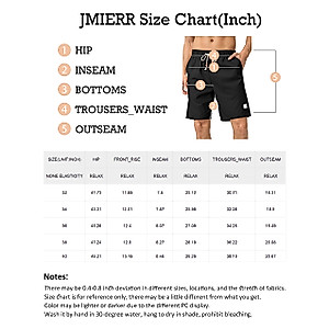 JMIERR Men Shorts Linen Cotton Casual Classic Fit Flat Front Elastic Waist Drawstring Lightweight Summer Beach Shorts for Men US 34 (Medium) Blue