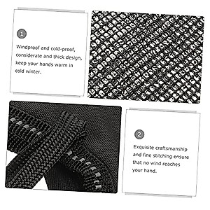 Kisangel 1 Pair Sun Protection Handle Motorcycle Riding Gloves Motorcycle Gloves Sun Protection Gloves Riding Hand Warmer Scooter Hand Bar Mittens Warm Winter Gloves Warm Motorcycle Gloves