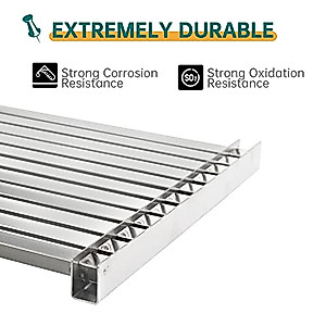 Kalomo Grill Grates Replacement Grill Heat Plates Shield BBQ Gas Grill Replacement Parts Outdoor for Dyna-Glo DGF510SBP, DGB515SDP-D,Backyard BY13-101-001-13,BY14-101-001-04, Uniflame GBC1059WB, BHG