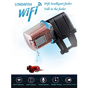 Aquarium Wi-Fi Fish Feeder Automatic Fish Feeders Auto Fish Food Timer Feeder for Fish Tank