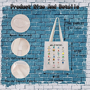 MNIGIU Ics Tote Bag Physics Lovers Gift Physics Graduation Gift Sicence Teacher Bag (Ics Tote)