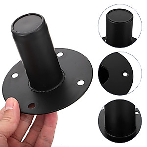 1 Pc Speaker Stage Seat Metal Speaker Bracket Iron Speaker Bracket Metal Speaker Stand Speaker Cabinet Pole Mount Iron Speaker Stand Speaker Holder Speaker Base Speaker Stand Mount