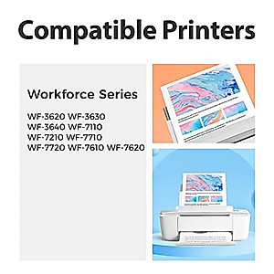 OA100 252XL Black Remanufactured Ink Cartridges Replacement for Epson 252 XL 252XL for Workforce WF-7720 WF-3640 WF-3620 WF-7710 WF-7210 F-3630 (Black, 2-Pack)