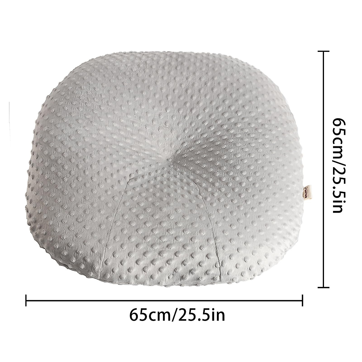 Owlowla Newborn Lounger Cover,Minky Removable Slipcover Fits Newborn Lounger for Baby Boy Girl(Blush Pink)