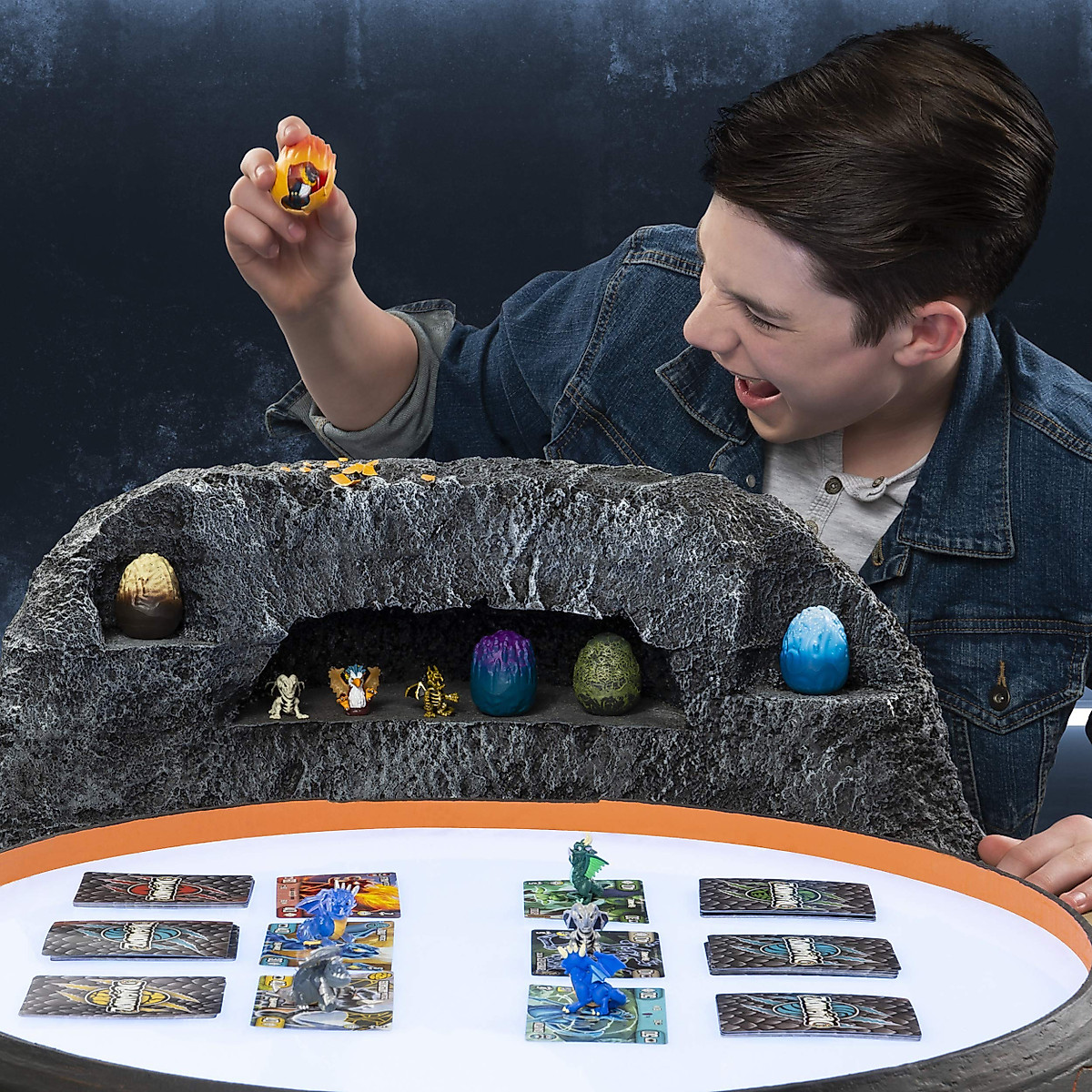 Dragamonz, Dragon Multi 3-Pack, Collectible Figure and Trading Card Game, for Kids Aged 5 and Up