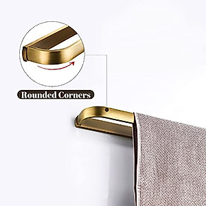 Leyden Brass Towel Bar,Antique Towel Rack Holder Bath 11.81 Inch Rod Hanger Wall Mounted Bathroom Accessories Vintage