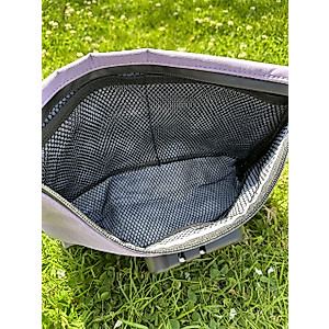 Brando Moon Purple Lock Bag with Combination - Smell Proof Lock Bag - Air Tight Sealed Zippers Pencil Bag