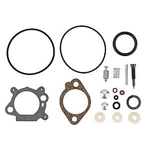Buckbock 498260 Carburetor Overhaul Kit and Float Bowl for Briggs and Stratton 498260 498261 796611 493762 492495 493640 490937 398183 for 20-141-1 20-141 Carb Fit for 3.5 4HP Max Series Engine