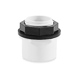 Camco 20750, Washing Machine Drain Pan | Features a Durable Plastic Construction, 1-inch/1.5-inch PVC Drain Fitting, and Measures 30-inches (L) x 32-inches (W) x 2 ½-inches (H) (OD)