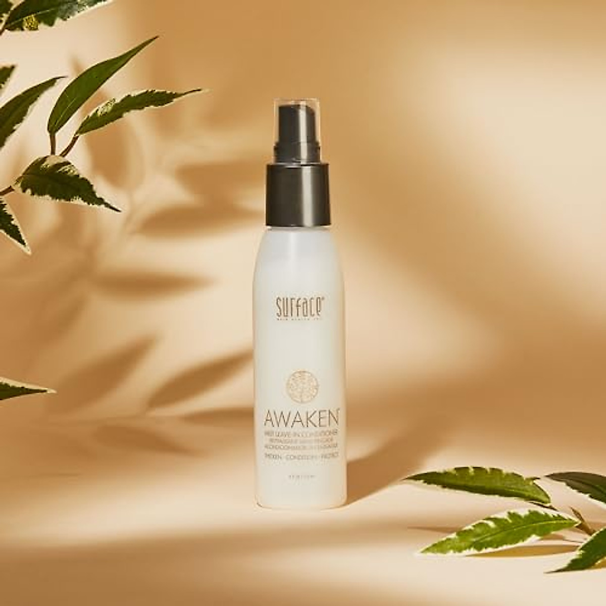 SURFACE Hair Awaken Mist Leave-In Conditioner and Detangler, Thicken, Condition and Protect, 4 Fl Oz