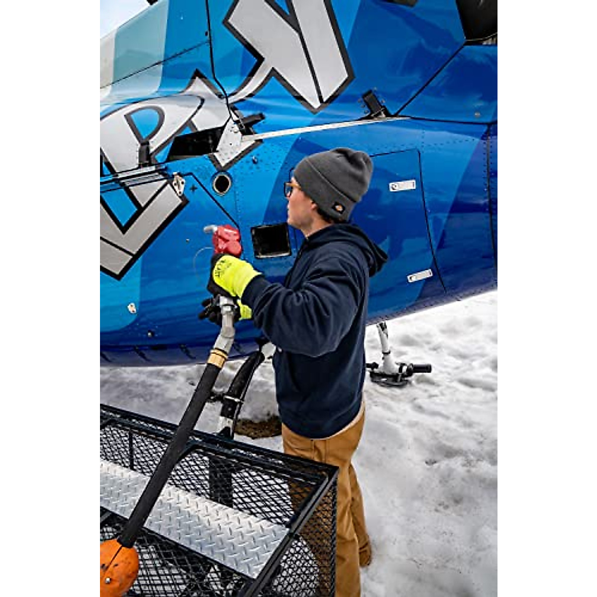 Dickies Men's Full Zip Fleece Hoodie, Dark Navy, X-Large