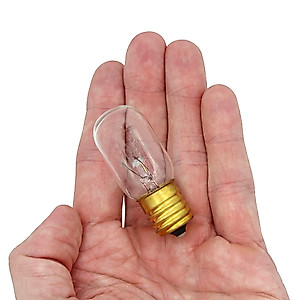 lumenivo Lava Lamp Bulbs 15 Watt 130V T7 Intermediate Base Replacement for 120V 15W Light Bulb Small Base 15W Incandescent Appliance Bulb E17 Base – 11.5” Lava Lamps & Sewing Machines – 2 Pack