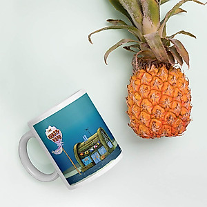 SpongeBob SquarePants The Krusty Krab 11 oz White Mug- Officially Licensed