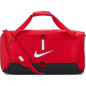 NIKE Unisex's Academy Team-Sp21 Sports Bag, University Red/Black/White, One Size