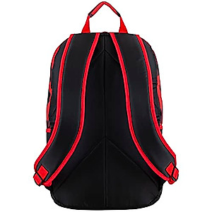 FUEL Backpack with Lunch Box Combo – 18” Two Compartment Water Resistant Durable Adjustable Straps with Side Water Bottle Pockets 2 in 1 Set - Red Camo