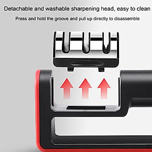 Meech Work Sharp Knife Sharpener Knife Sharpener Kit with Three Sharpening Points Knife Sharpeners for Pocket Knives 7.28X3.14X1.57 Inches