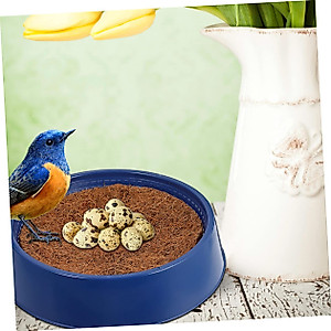 CIYODO 1 Set Carrier Pigeon Pots Quail Small Nesting Pad Pigeon Breeding Cages Pigeon Nesting Grass Mat Birds Nest Convenient Pigeon Nest Bird Nest Bowl Bird Cage Bird Supplies Plastic