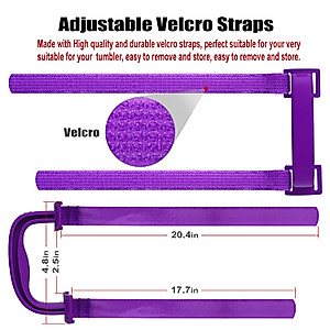 20 Oz 30 Oz 40 Oz Tumbler Handle Adjustable Fit for YETI, RTIC, Ozark Trail, Travel Mug Cup, SIC, Rambler, and All Brands Tumbler Cup