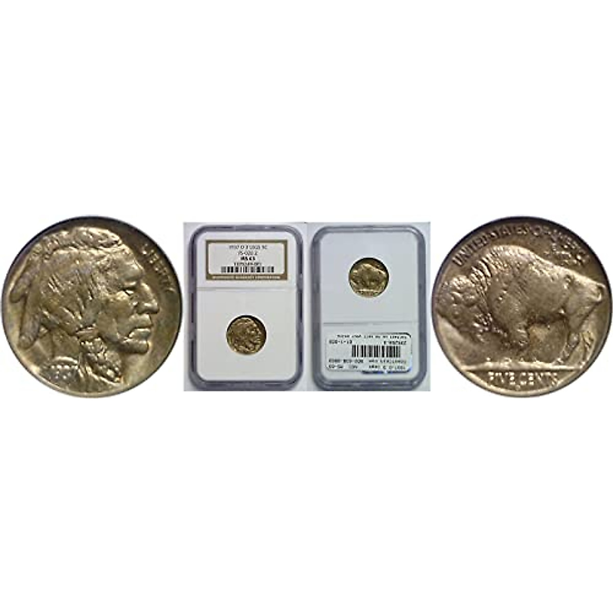 THREE LEG BUFFALO MS63