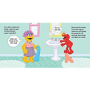 Heroes Wear Masks: Elmo's Super Adventure (a return back to school mask book for kids) (Sesame Street Scribbles)