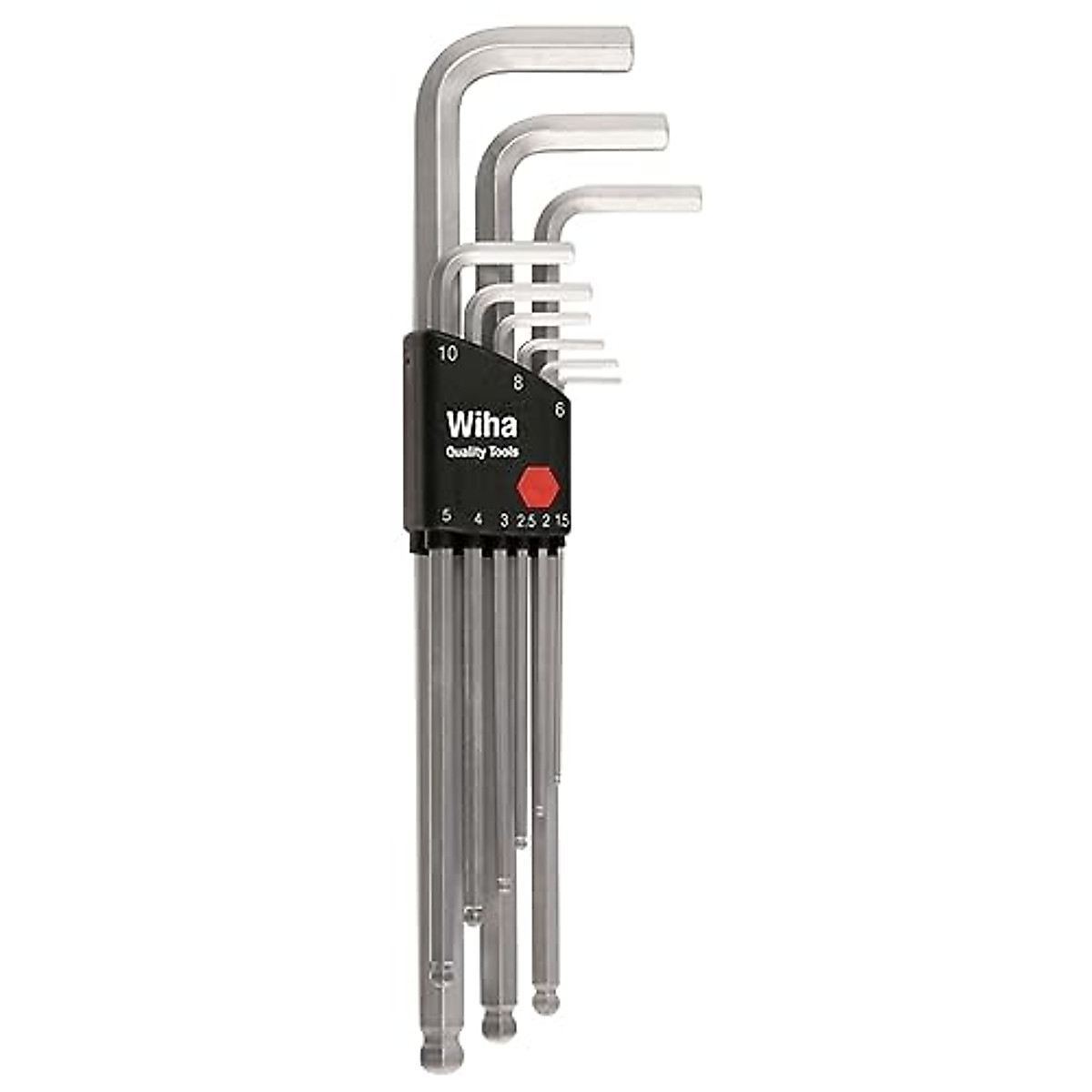 Wiha 66994 9-Piece Metric Ball End Long Hex L-Key Set