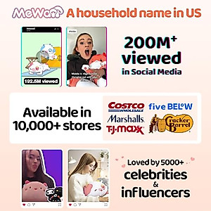 Weighted Stuffed Animals 4.0 Lbs – Weighted Strawberry Cow Plush, Weighted Plush Animals for Kids, Cow Weighted Pillow, Birthday Gifts for Women, Girls and Males (23 inch)