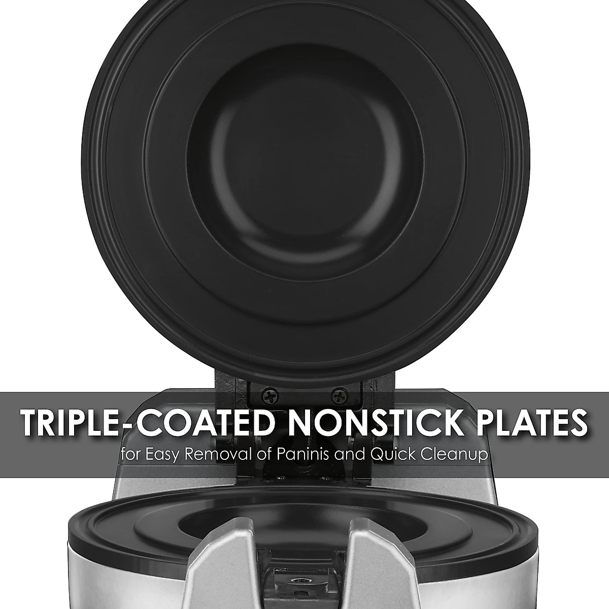 Waring Commercial WICSP180 Gelato Panini Press, 120V, 5-15 Phase plug