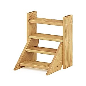 Furinno Tioman Outdoor Staircase Design Plant Stand, Pine Wood