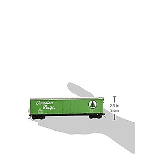 Walthers Trainline 50' Plug-Door Boxcar with Metal Wheels Ready to Run Canadian Pacific