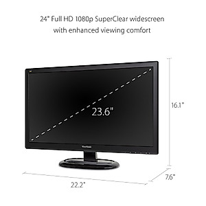 ViewSonic VA2465SMH 24" 1080p LED Monitor HDMI, VGA