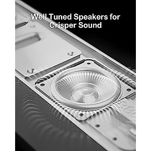 ULTIMEA 2.2ch Sound Bars for TV, 2 in 1 Separable Speakers Design Soundbar for TV, Built-in 4 Speaker, Bluetooth 5.0 TV Sound Bar, ARC/Optical/Aux Home Theater Speakers, Wall Mount