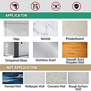 Shower Caddy Basket Shower Racks for Inside Shower Shelf with Soap Dishes and 5 Hooks, 304 Stainless Steel No Drilling Traceless Adhesive Bathroom Storage Organizer, 2 Pack, Black