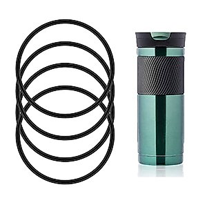 pulunto 4Pcs Replacement Gasket for Contigo Snapseal Byron Travel Mug 16oz & 20oz, Silicone Lid Seal Leak-Proof for Contigo Coffee Travel Tumbler