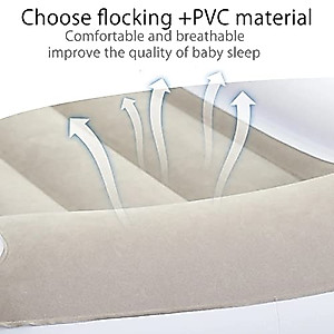 HYMIC Inflatable Airplane Car Bed for Toddler, Baby Travel Plane Bed with Hand Pump,Fly Traval Kids Bed Fits Most Airplane Seats, Car Seat for Convenient Toddler Travel, Safe to Use Child Sleeper Bed