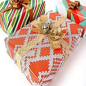 Wrapping Paper Roll - 3 Different Design for Birthday, Holiday, Wedding, Baby Shower - 44.5 * 300cm/3 Rolls