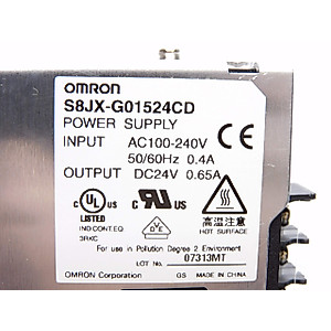 Industrial MRO S8JX-G01524CD 100-240VAC NSMP-OEM