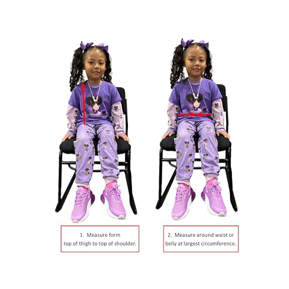 Ride Safer Travel Vest with Zipped Backpack-Wearable, Lightweight, Compact, and Portable Car Seat. Perfect for Everyday use or Rideshare, Travel, and Rental Car. (Large/Yellow)