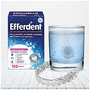Efferdent Denture Cleaner, 90 ct