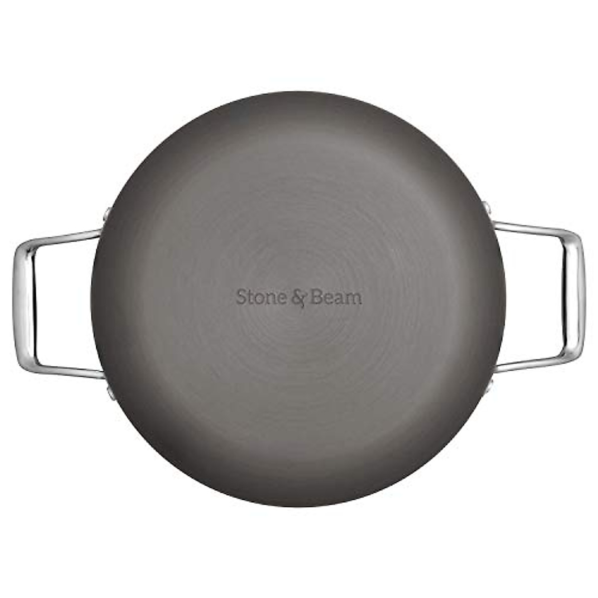 Amazon Brand – Stone & Beam 12-Piece Kitchen Cookware Set, Pots and Pans, Hard-Anodized Non-Stick Aluminum