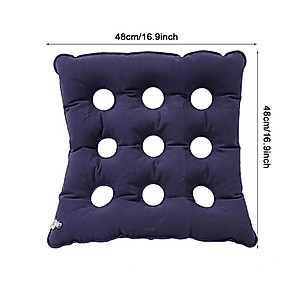 Pressure Relief Air Travel Air Pad Seat, Air Seat Cushion, Anti-Decubitus for Office for Car(480)
