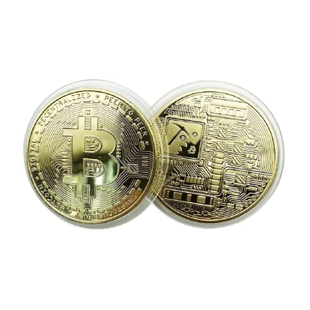 Bitcoin and bitcoin cash gold and silver crypto 4 coin deal, including a keychain for your favorite,Gold, Silver,One Size Fits All