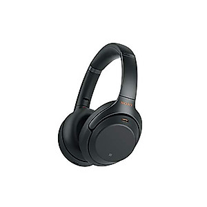 Sony WH1000XM3 Noise Cancelling Headphones, Wireless Bluetooth Over the Ear Headset – Black (2018 Version)