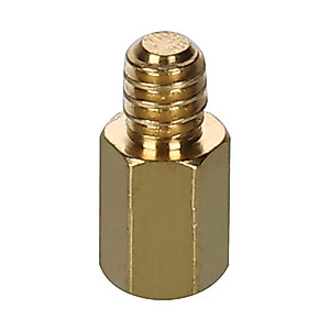 HanTof 6-32 Brass Motherboard Standoffs,ATX Case Standoffs, ATX Standoff for ATX Computer Case - 20 Pack